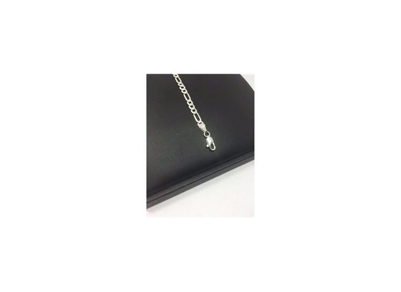Pulseira Italiana Masculina 5.5mm Maciça 3 Em 1 Em Prata 925 com o ...