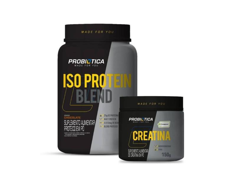 Combo Iso Protein Blend Pote 900g, Creapure 150g - Probiótica-Unissex ...