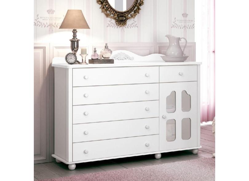 Comoda Infantil Provence New Planet Baby 6 Gavetas com o Melhor Preço é ...