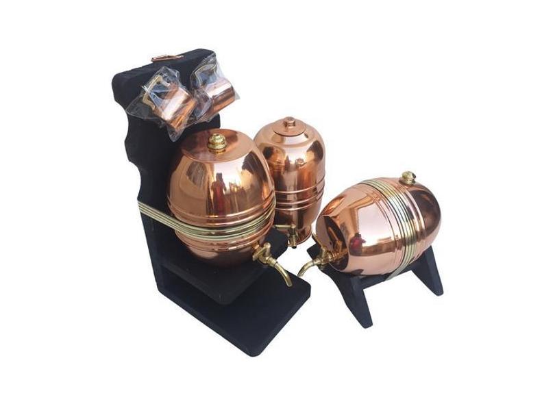 Carote Para Cachaça Em Cobre 2 Litros com o Melhor Preço é no Zoom