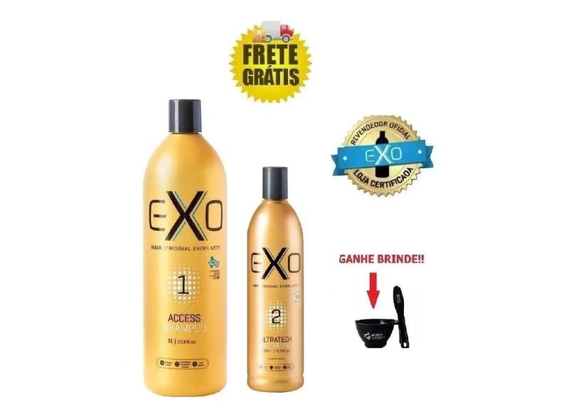 Kit Exoplastia Shampoo 1L E Ultratech Keratin 500Ml com o Melhor Preço ...