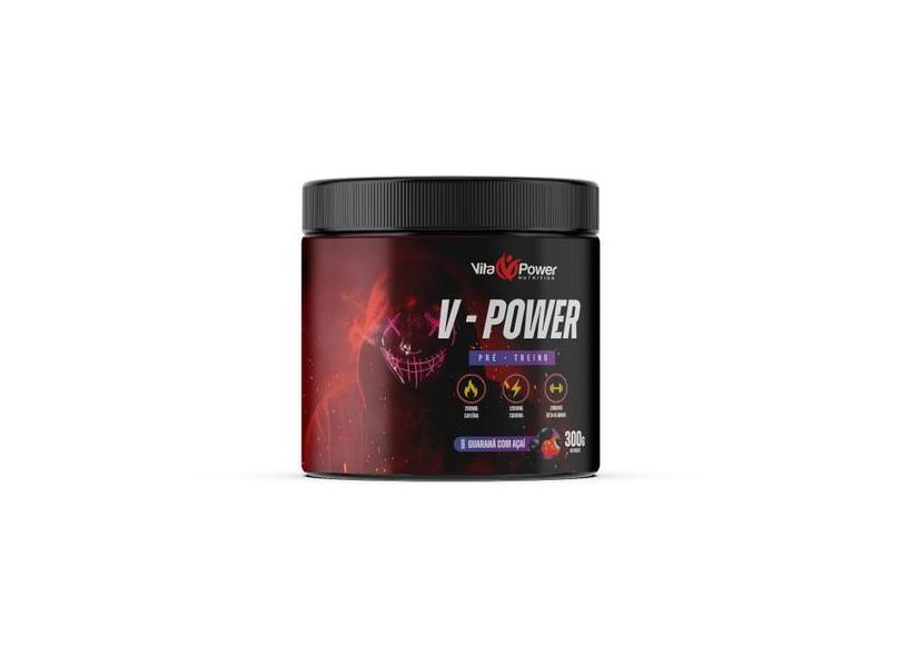 Pré-Treino V-Power 300G - Aumente Sua Força E Resistência - Vita Power ...
