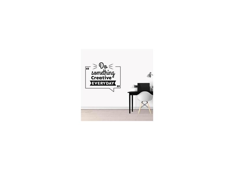 Adesivo De Parede Frase Do Something Creative em Promoção é no Buscapé
