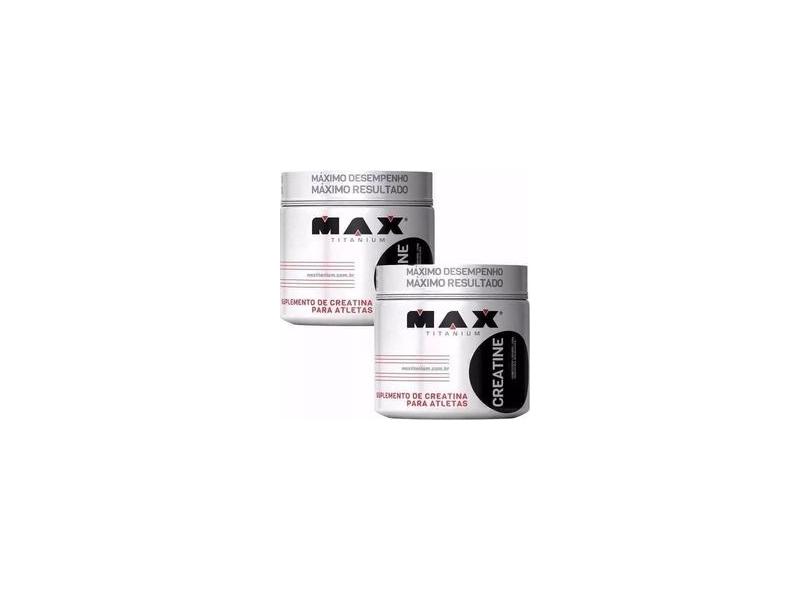 Kit Com Suplemento Alimentar Creatina 2 X Creatine Pote 300g Max