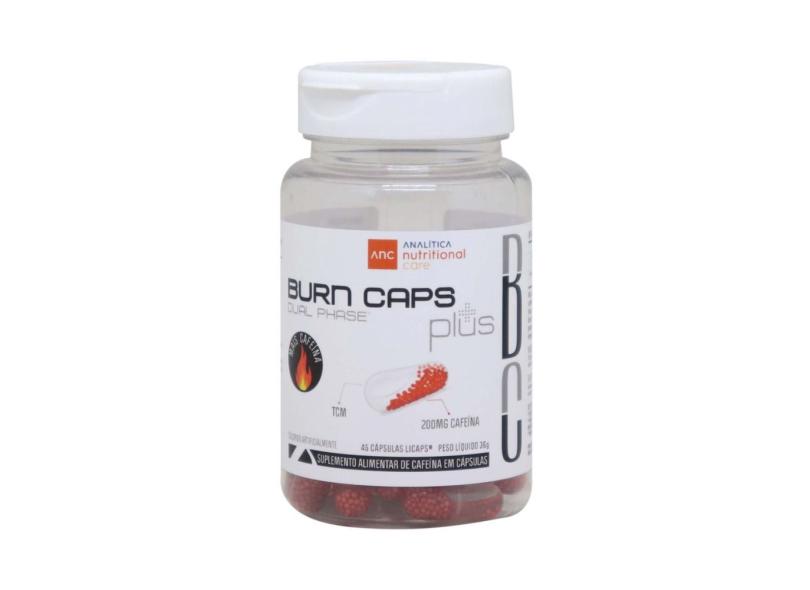 Burn Caps Termogênico 200mg cafeína cápsula dual phase Analítica ...