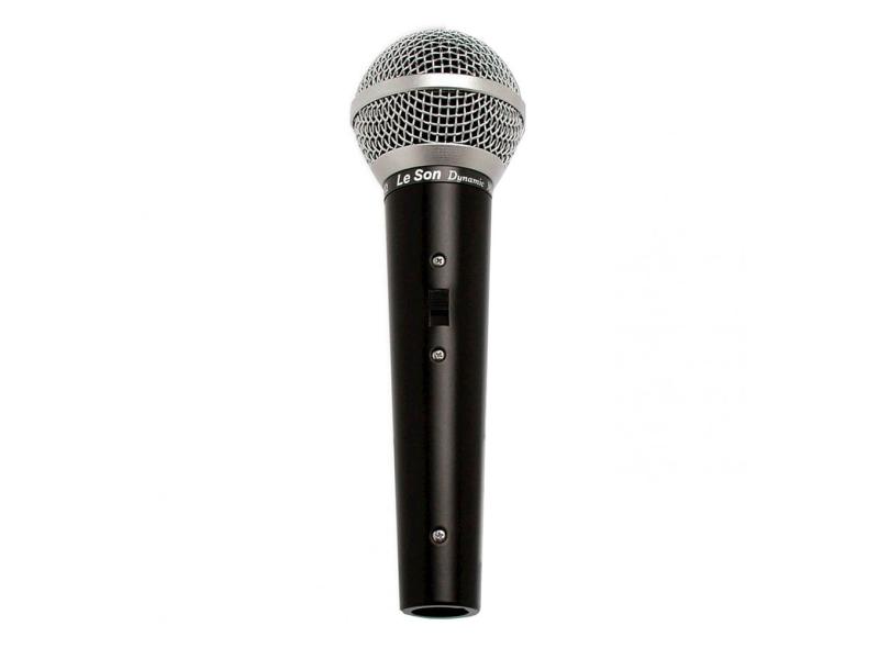 Microfone Leson LS-58 Metalico Cardioide Cabo 5 Metros com o Melhor ...