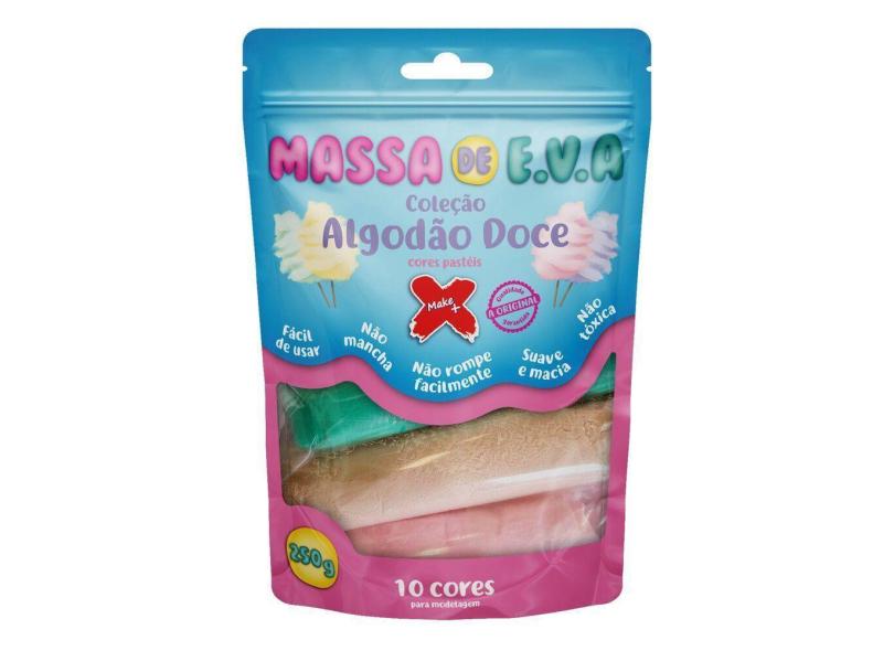 Massa De Eva 250g Com 10 Cores Candy em Promoção é no Banco PAN