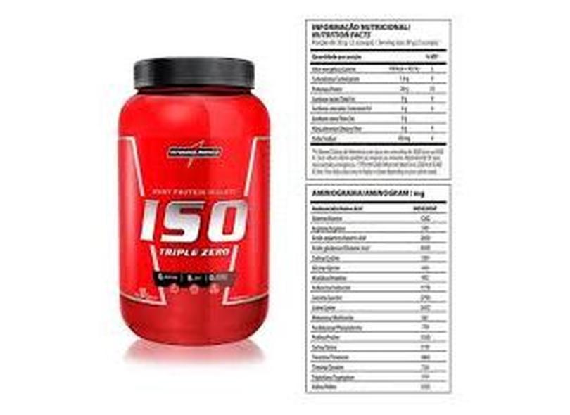 Iso Triple Zero 907g - Integral Medica com o Melhor Preço é no Zoom