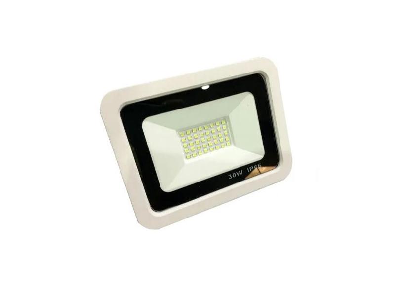 Refletores Led Holofote 30w SMD ECO Bivolt Branco Frio Ip66 com o ...