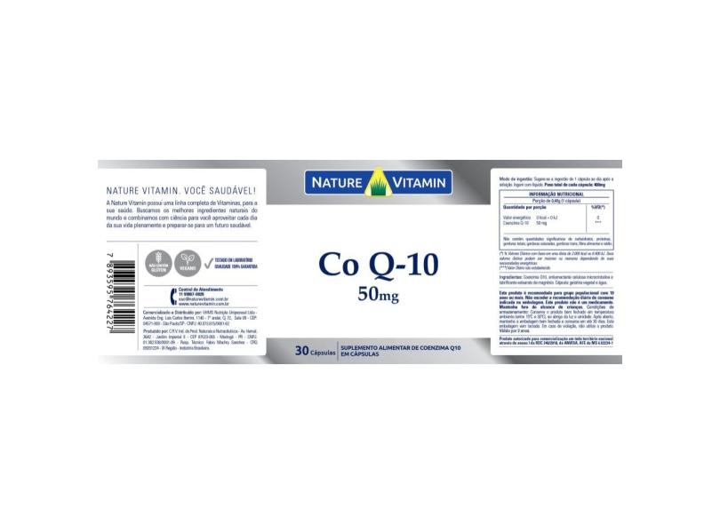 Co Q-10 50mcg - 30 Cápsulas com o Melhor Preço é no Zoom