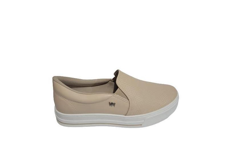 Tênis Via Marte Feminino Aveia Branco Caramelo E Preto Ref:4701 com o ...