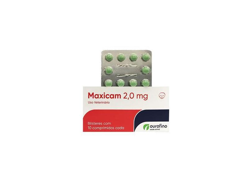 Maxicam 2,0mg 10 Comprimidos Cartela Avulsa + Bula em Promoção é no Buscapé