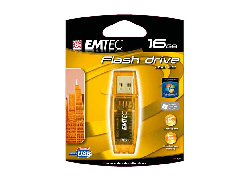 Pen Drive Emtec 16 GB USB C400 com o Melhor Preço é no Zoom