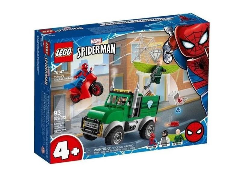 Lego 76147 Super Heroes Spider-man Vulture's Trucker Robbery com o ...