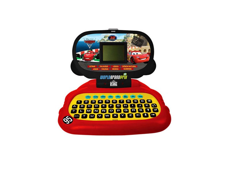 Laptop Infantil Carros 32 Atividades Yellow 6121 com o Melhor Preço é ...