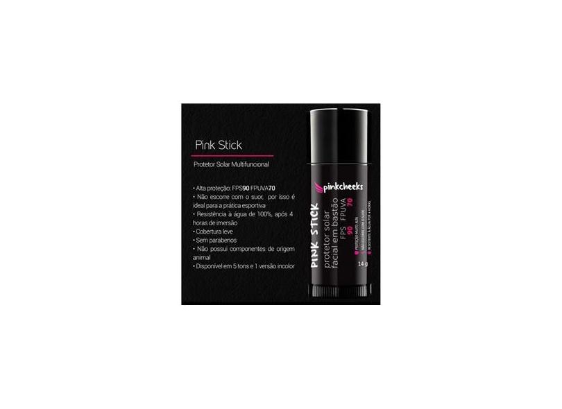 Pink Stick Protetor Solar Facial (FPS 90 / FPUVA 70) 14g com o Melhor ...