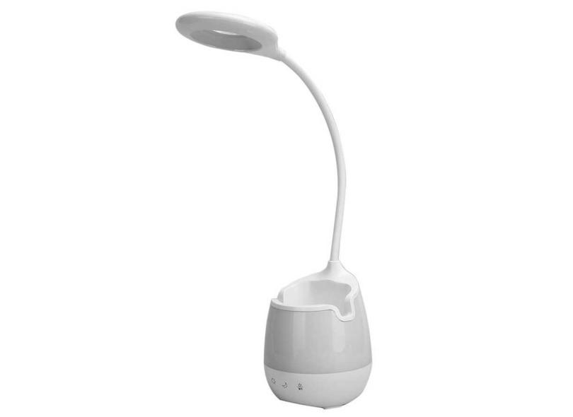 Abajur de mesa LED com contêiner de caneta alto-falante Bluetooth rgb ...