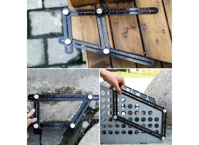 Régua de medição de ângulo fácil para angularizador universal de liga ...