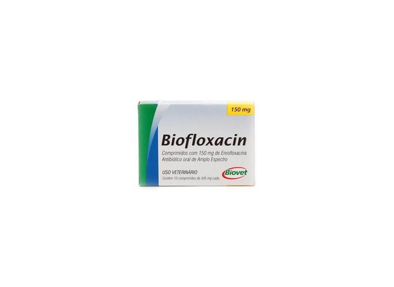 Biofloxacin 150 mg - 10 comprimidos com o Melhor Preço é no Zoom