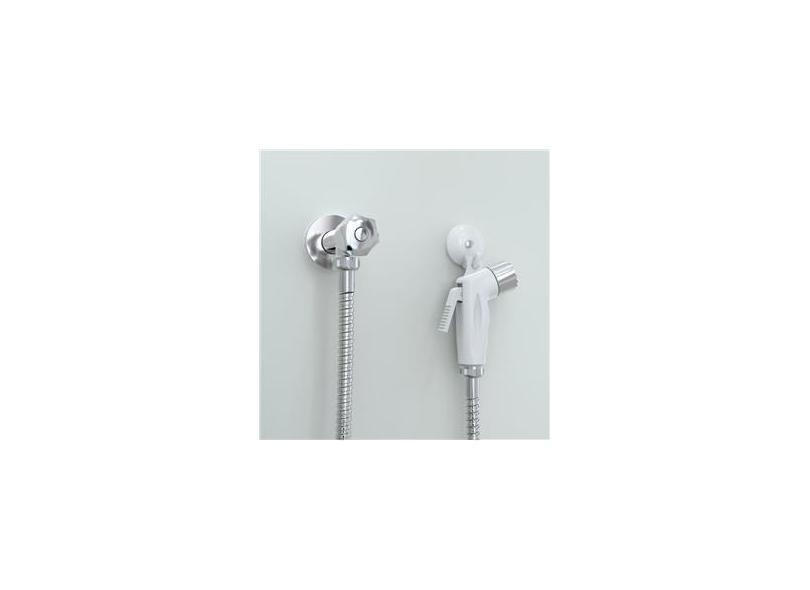 Kit Ducha Higiênica Blukit com Crivo Registro ABS com Flexível Inox de ...