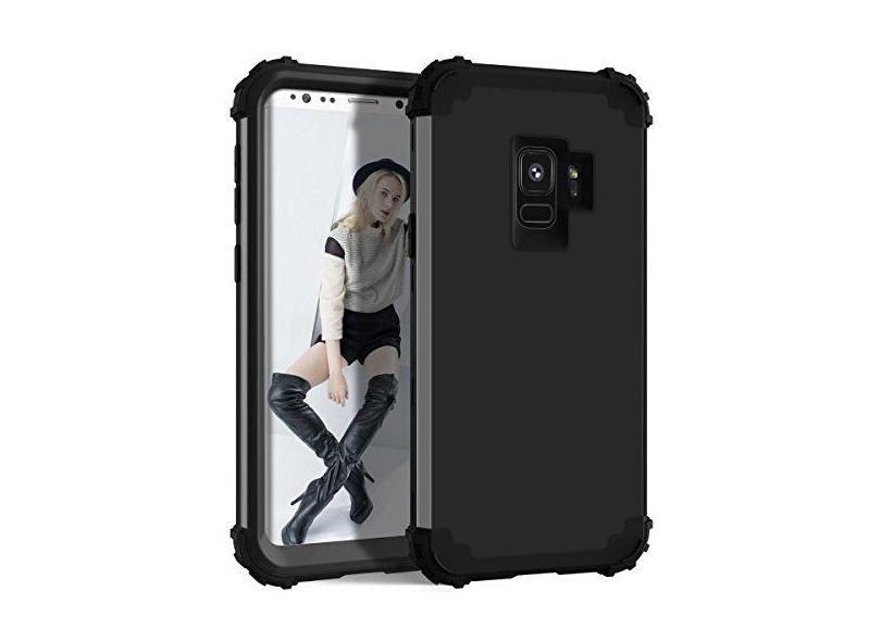 Capa para Galaxy S9, Dooge 3 em 1 com impacto híbrido resistente Armor ...