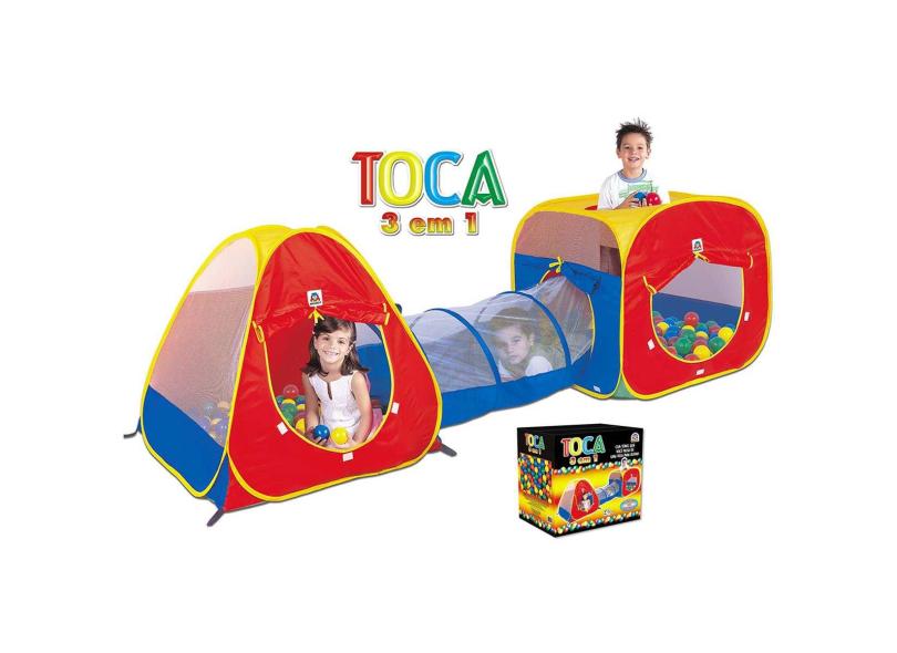 Toca Toca 3 em 1 C/150 Bolinhas com o Melhor Preço é no Zoom