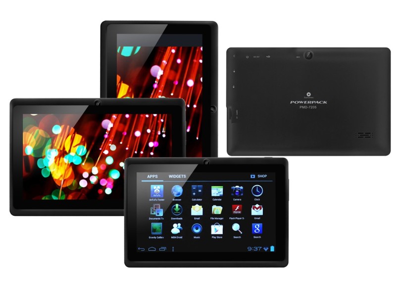 Tablet Powerpack 4 GB LCD 7" Android 4.0 (Ice Cream Sandwich) PMD-7205 ...