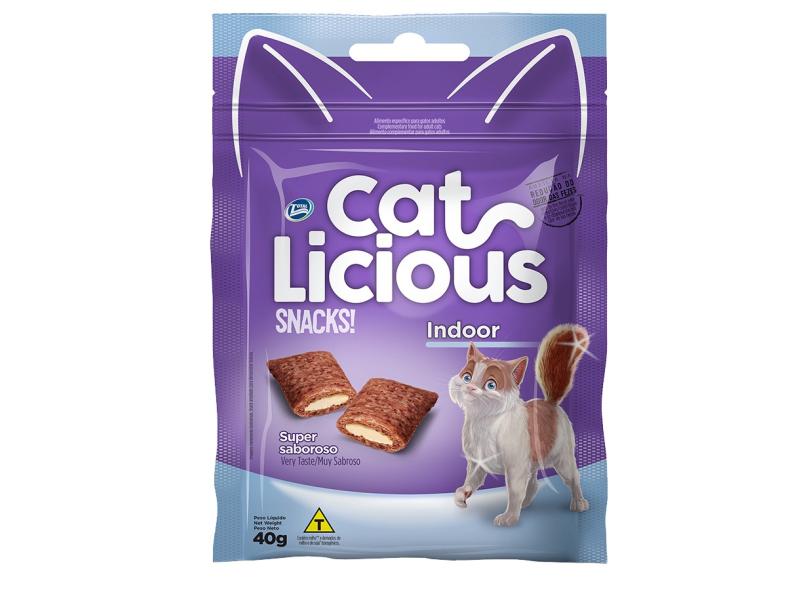 Snack Cat Licious Para Gatos Indoor - 40g - 1 Unidade com o Melhor ...