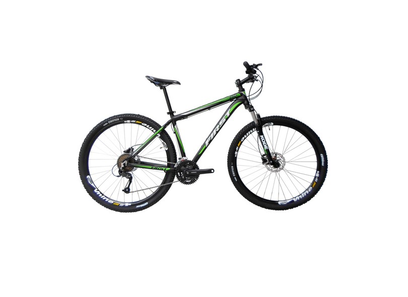 Bicicleta Mountain Bike First 21 Marchas Aro 29 Suspensão Dianteira ...