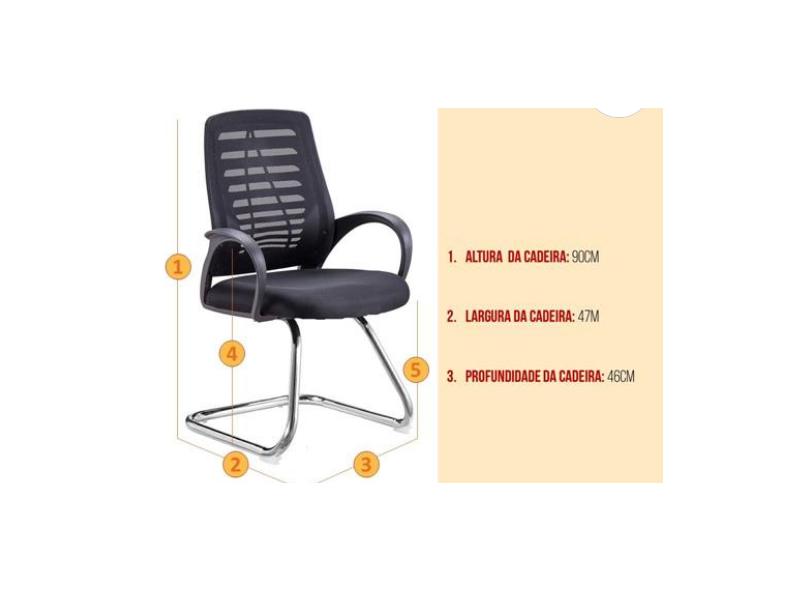 Cadeira de Escritório Executiva Viena Telada Bela Magazine com o Melhor ... Cadeira de Escritório Executiva Viena Telada Bela Magazine com o Melhor ...