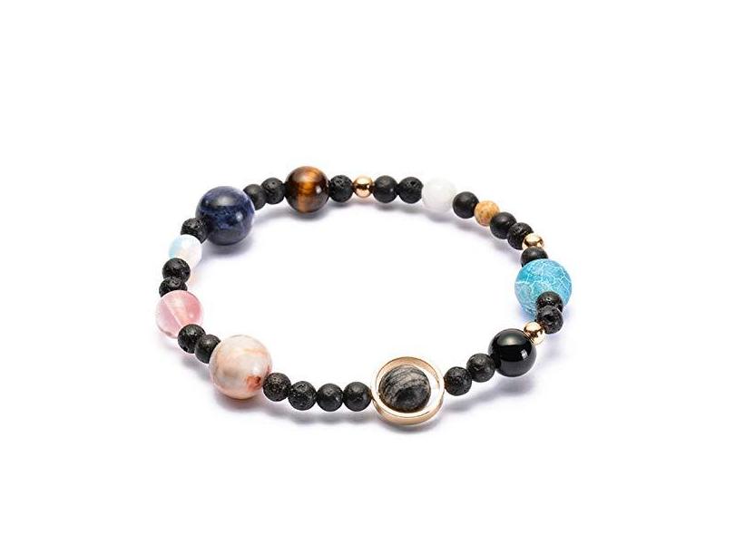wastreake Pulseira do Sistema Solar, Bracelete dos Oito Planetas ...