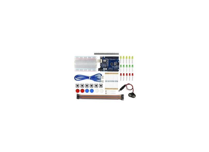 Kit Arduino Uno R3 Iniciante 78 Peças + Brinde com o Melhor Preço é no Zoom