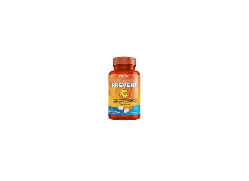 Vitamina C 1000mg Pote 60 Cápsulas Prevent Pharma com o Melhor Preço é ...