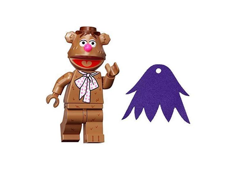 Lego Minifigura Muppets: Fozzie Bear Com Capa Roxa Extra em Promoção é ...