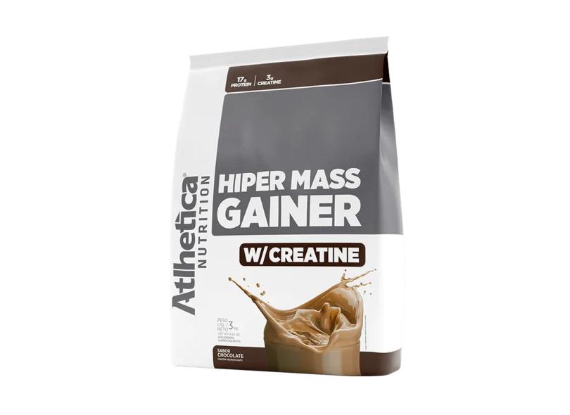 Hiper Mass Gainer c/ Creatina Atlhetica Nutrition - 3kg com o Melhor ...