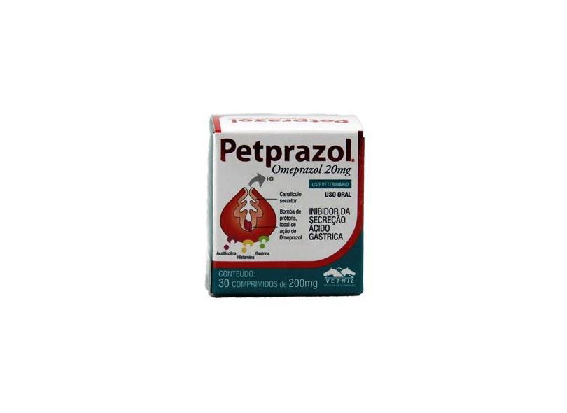 Petprazol 20mg 30 Comprimidos Vetnil Cães e Gatos com o Melhor Preço é ...