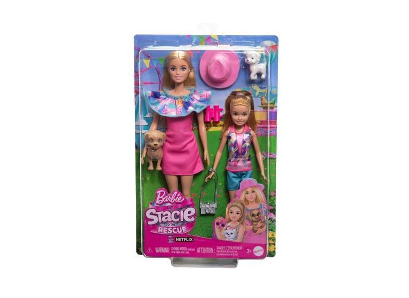 Bonecas Barbie E Stacie Ao Resgate Aventura De Irmãs Hrm09 - Mattel em ...