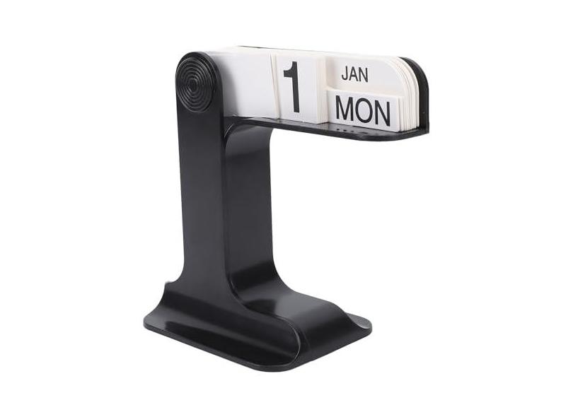 Calendário de Mesa Mini, Calendário Flip Pequeno, Data do Mês e Placas ...