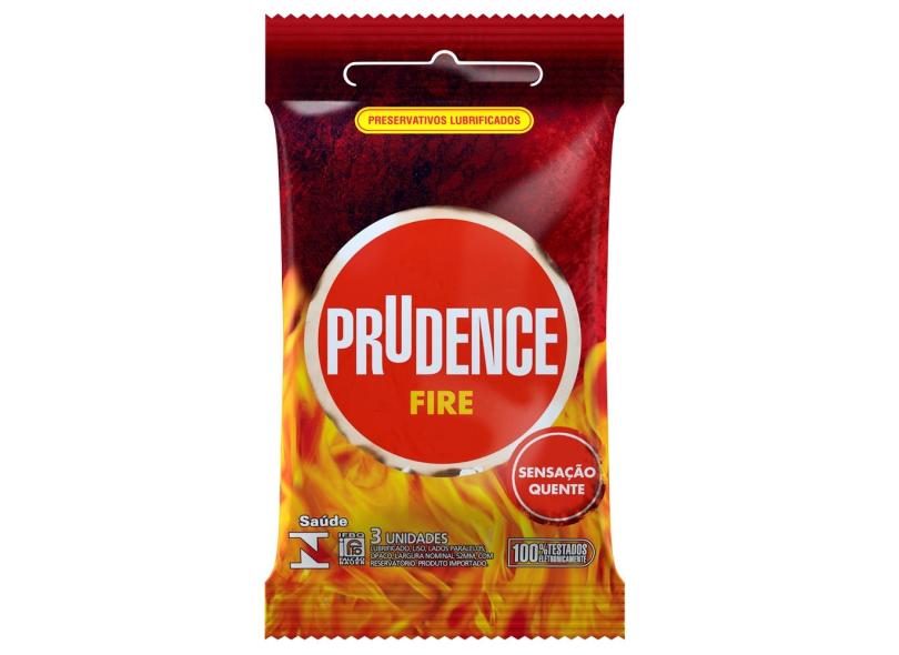 Preservativo Prudence Fire 3 Unidades com o Melhor Preço é no Zoom