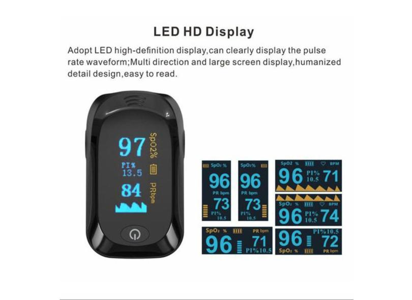 O oxigênio arterial Monitor Com pulso de oxigênio Oxímetro bpm elétrica ...