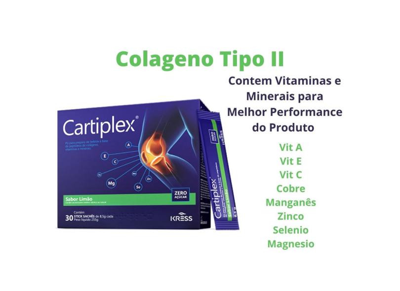 Cartiplex Colágeno Tipo 2 Colágeno Para Articulação 30 Sache com o ...