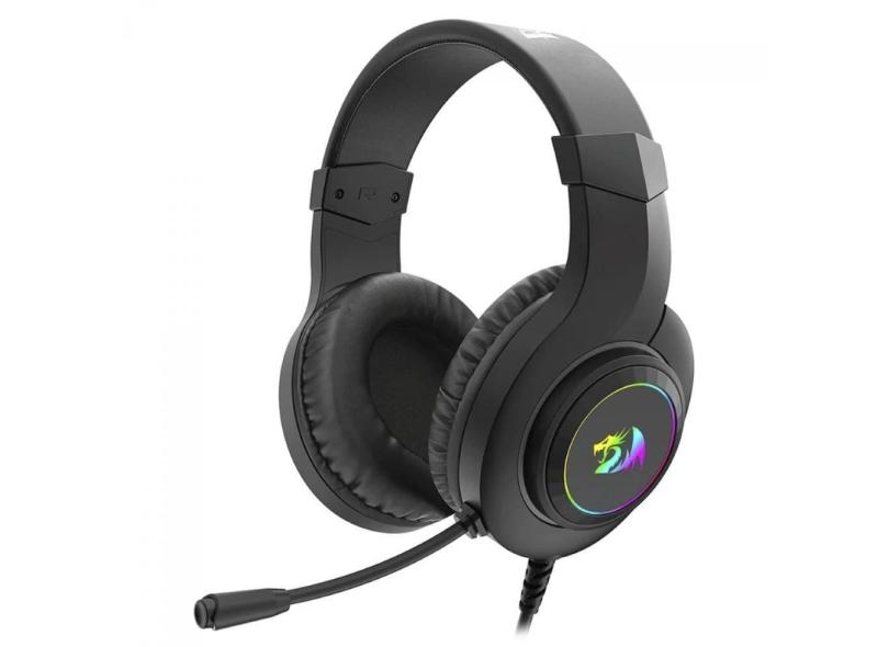 Fone Headset Gamer Hylas H371-Rgb Usb 7.1 Redragon Preto em Promoção é ...