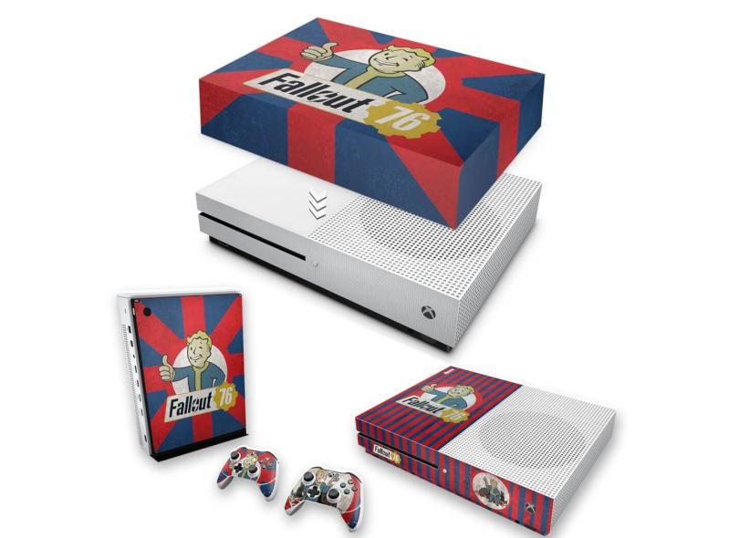Capa Anti Poeira e Skin para Xbox One S Slim - Fallout 76 com o Melhor ...
