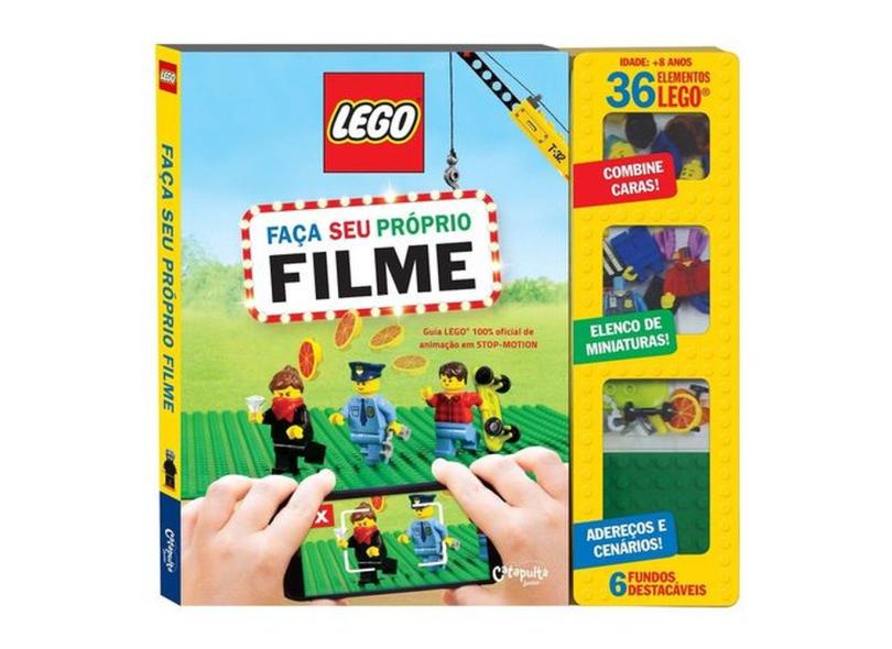 Livro Lego - Faca Seu Proprio Filme Com Cenario E 36 Element com o ... Livro Lego - Faca Seu Proprio Filme Com Cenario E 36 Element com o ...