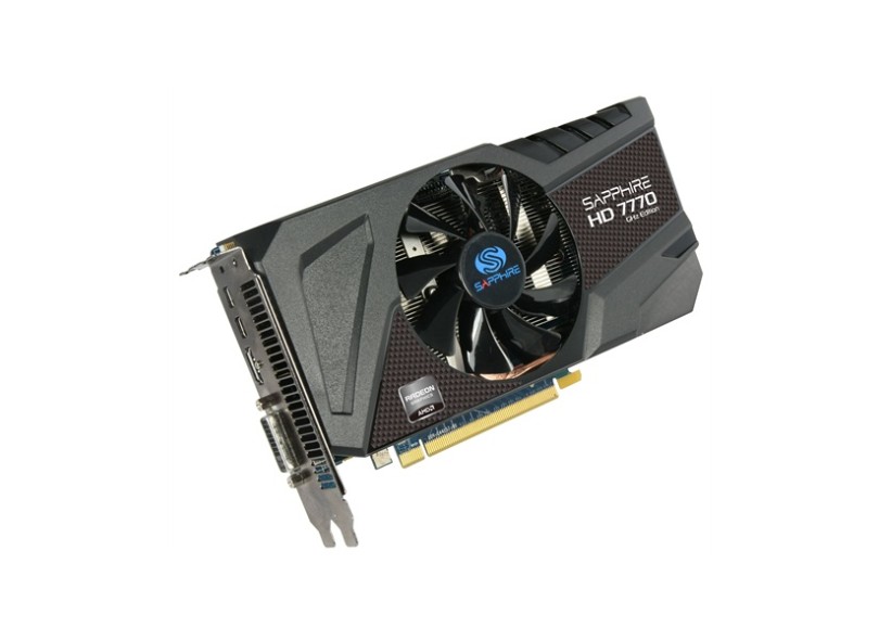 Placa de Video ATI Radeon HD 7700 1 GB DDR5 128 Bits Sapphire HD 7700 ...