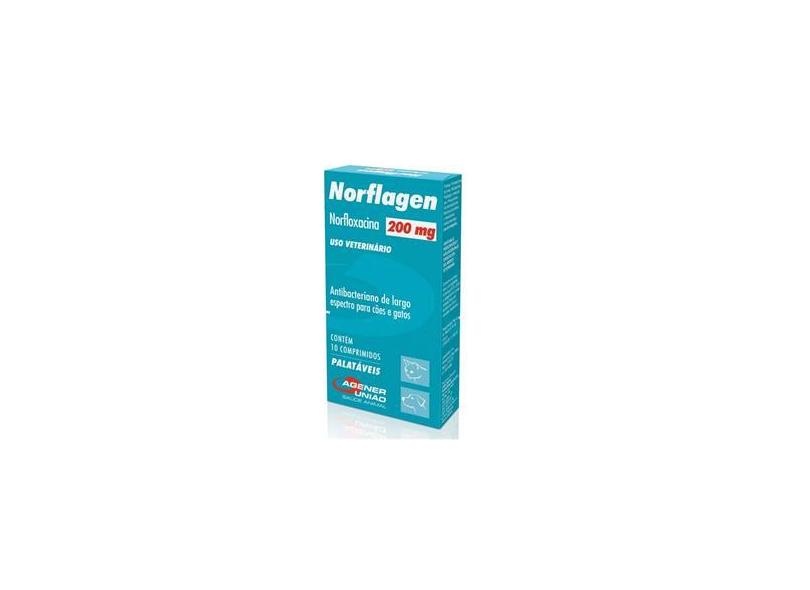 Norflagen 200mg Antibacteriano Agener União 10 Comprimidos com o Melhor ...