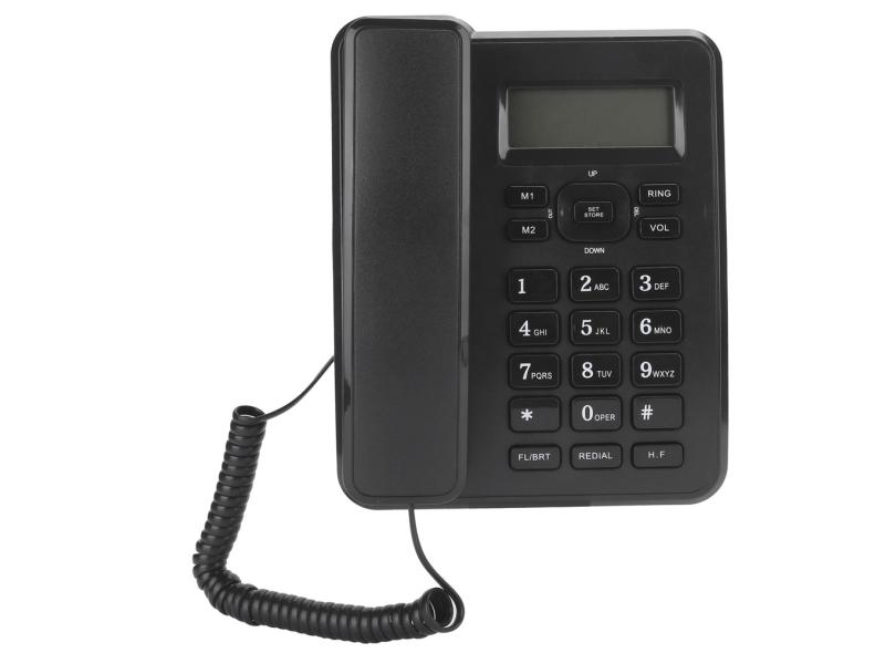 Kx T6001CID Telefone fixo residencial com fio fixo escritório comercial telefone fixo com fio ...