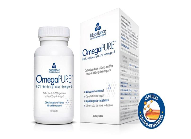 Omega Pure (60Caps) - Biobalance com o Melhor Preço é no Zoom
