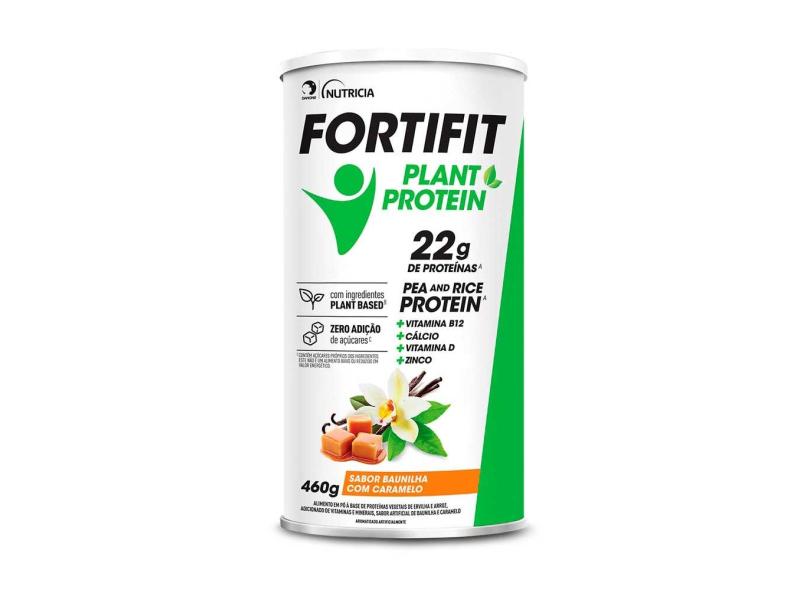 Suplemento Alimentar em Pó Fortifit Plant Protein Sabor Baunilha com ...