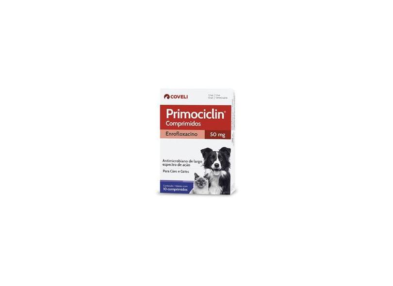 Primociclin 50 mg (Enrofloxacino) - Antimicrobiano de largo espectro de ...